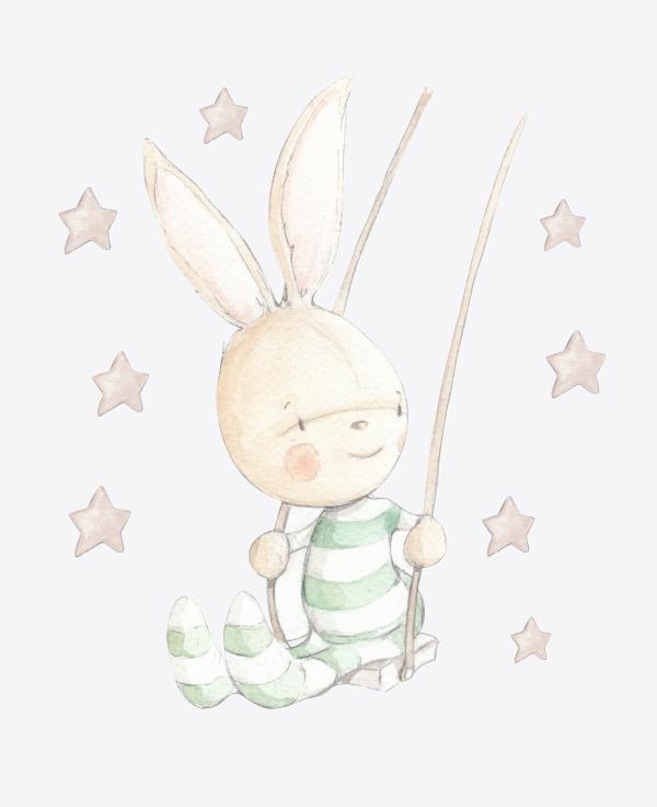 SWING RABBIT by Sueños de Cigüeña- Exclusivas Lisan, S.L.